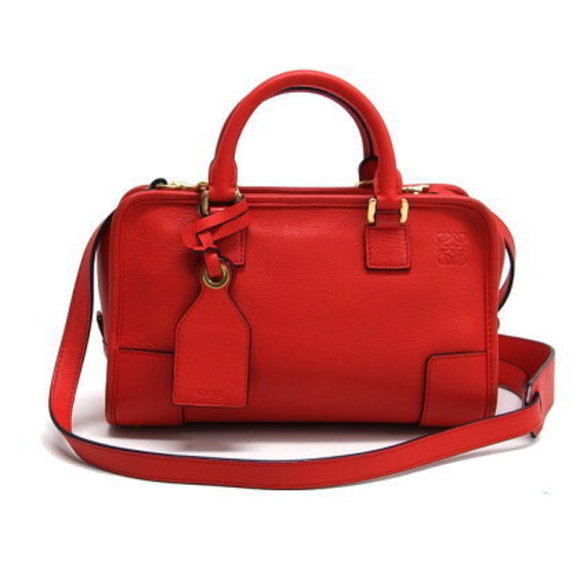 Loewe | Bags | Loewe Amazona Shoulder Bag Red | Poshmark